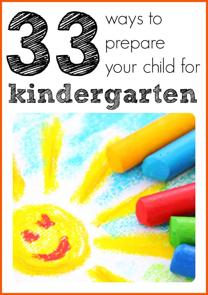 33 Ways To Prepare Your Child For Kindergarten I Can Teach My Child 