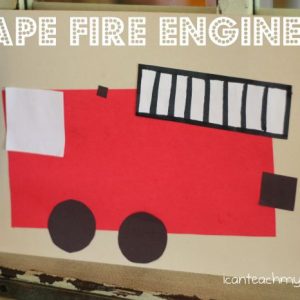 Tape Shapes - I Can Teach My Child!