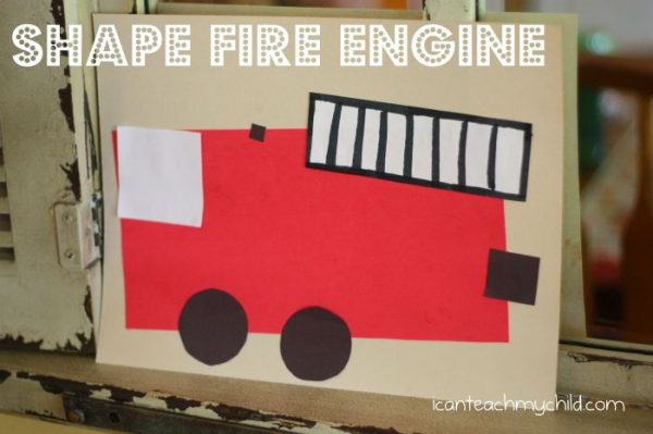 Shape Fire Engine - I Can Teach My Child!