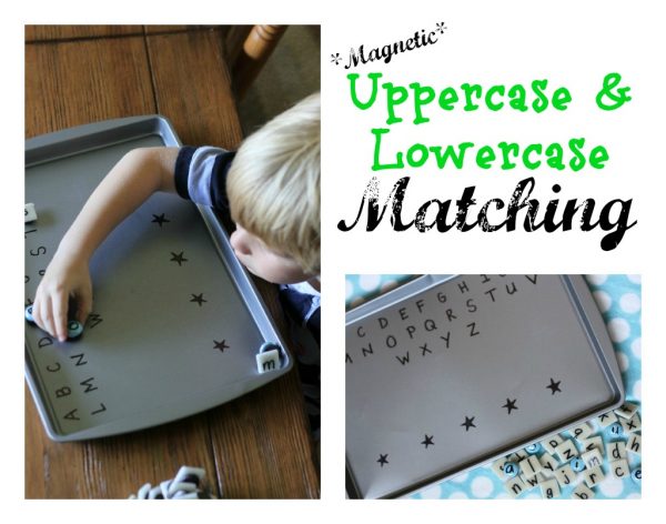 Magnetic Uppercase and Lowercase Matching - I Can Teach My Child!