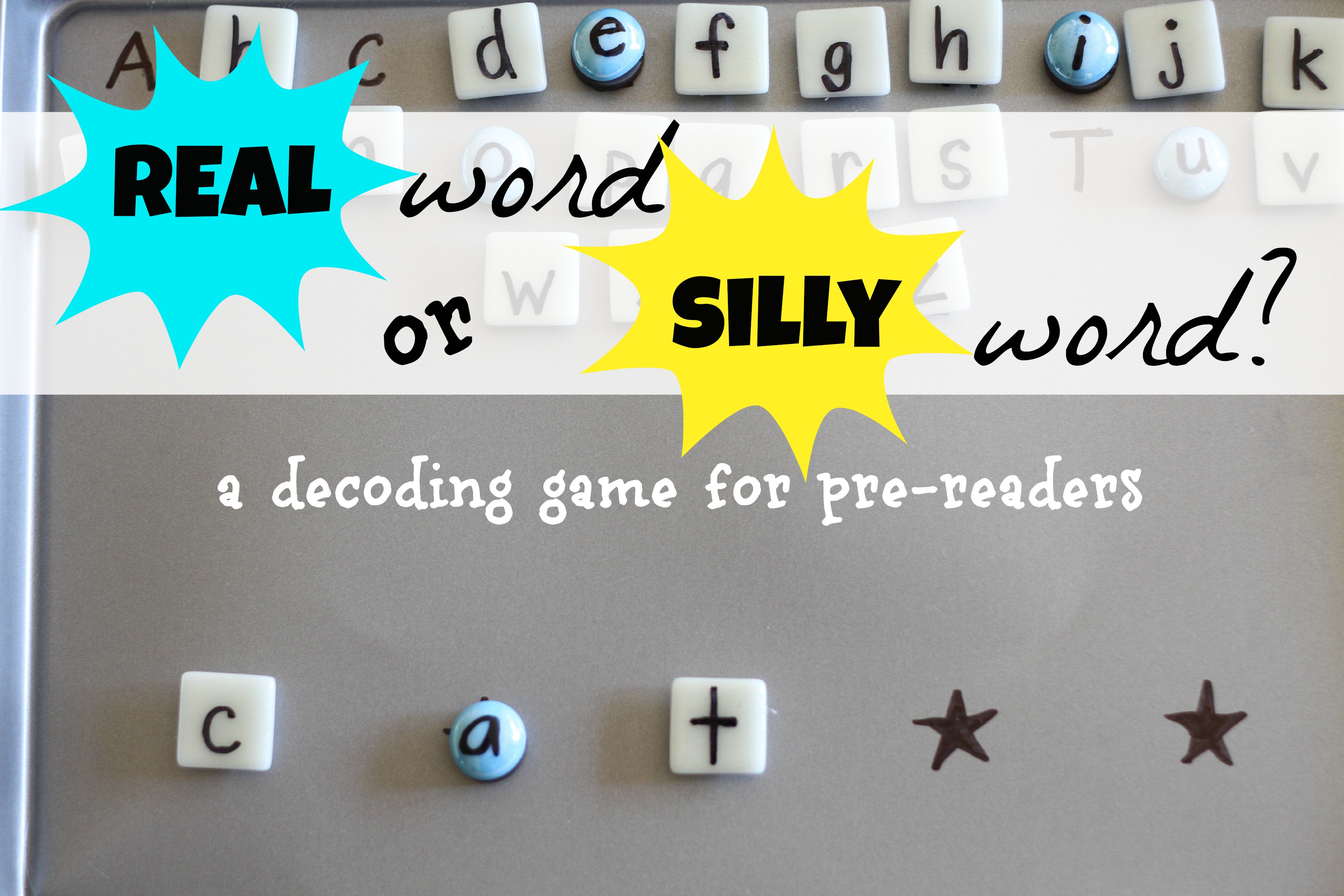 Real Word Or Silly Word Decoding Game For Pre Readers I Can Teach Real Word Or Silly Word Decoding Game For Pre Readers I Can Teach