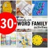 30+ Fun Word Family Activities & Games - I Can Teach My Child!