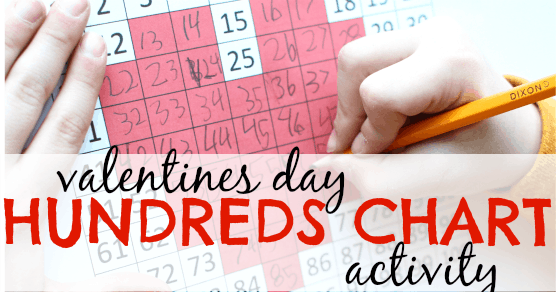Valentines Day Hundreds Chart Activity - I Can Teach My Child!
