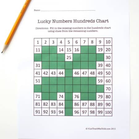 Valentines Day Hundreds Chart Activity - I Can Teach My Child!