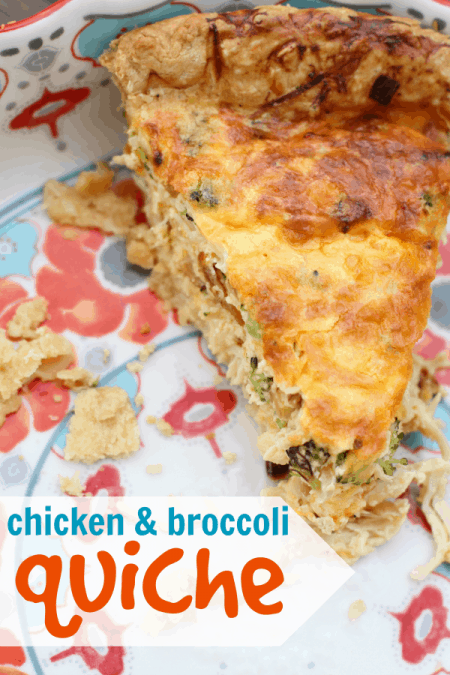 Chicken Broccoli Quiche - Kid Friendly Recipe - I Can Teach My Child!