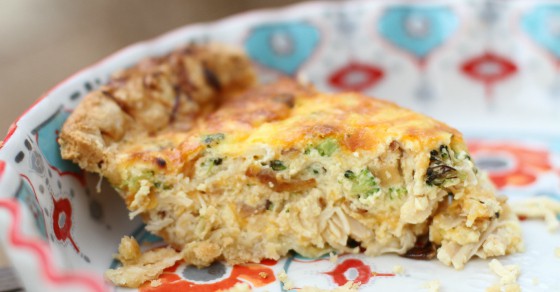 Chicken Broccoli Quiche - Kid Friendly Recipe - I Can Teach My Child!