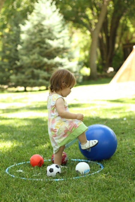 Round Up the Balls Game for Toddlers - I Can Teach My Child!