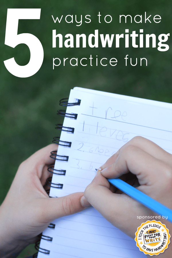 5 Ways To Make Handwriting Fun I Can Teach My Child 5 Ways To Make Handwriting Fun I Can Teach My Child