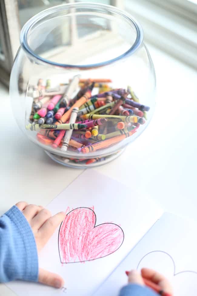 Color Words Printable Book for Valentine's Day - I Can Teach My Child!
