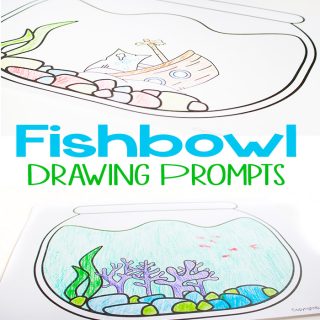 Free Printable Fishbowl Drawing Prompts - I Can Teach My Child!