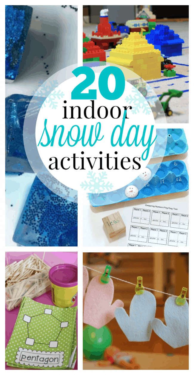 20 Fun Indoor Snow Day Activities - I Can Teach My Child!