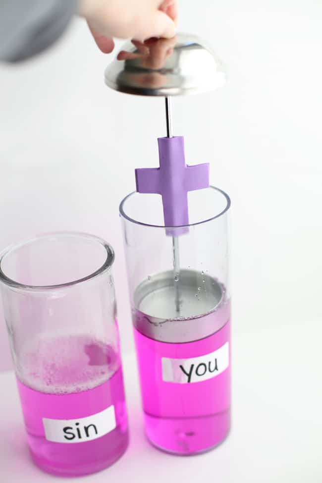 Science Experiment: Jesus Washes Our Sins Away