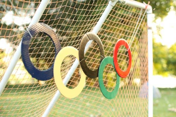 Olympic Rings Ball Toss - I Can Teach My Child!