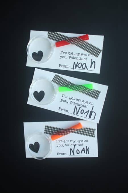 Magnifying Glass Valentines: I've Got My Eye on You, Valentine - I Can ...