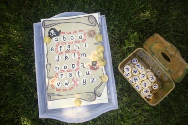 Treasure Map Capital and Lowercase Letter Matching Activity - I Can ...