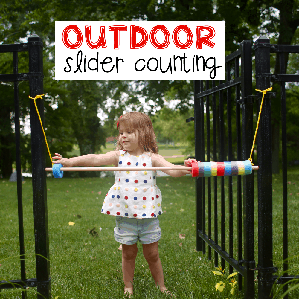Outdoor Slider Counting - I Can Teach My Child!