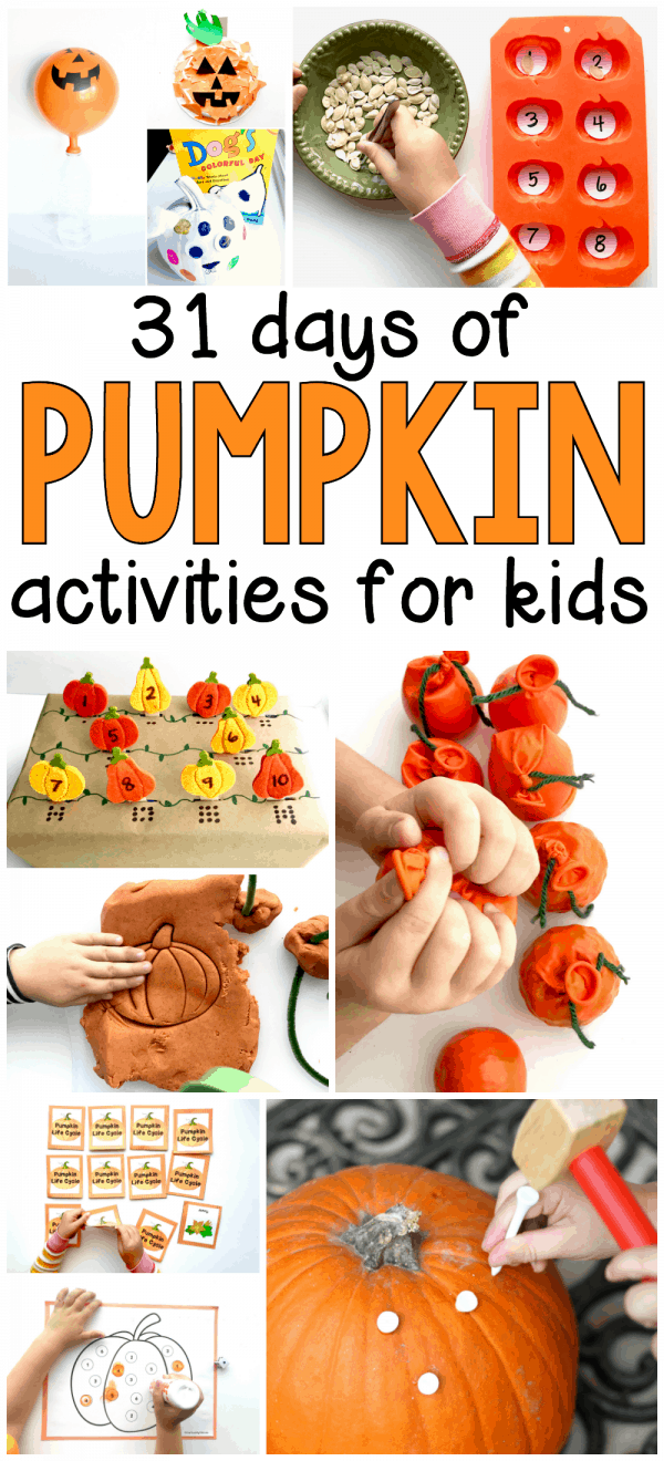 31 Days of Pumpkin Activities - I Can Teach My Child!