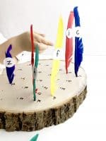 Thanksgiving Alphabet Feather Match - I Can Teach My Child!