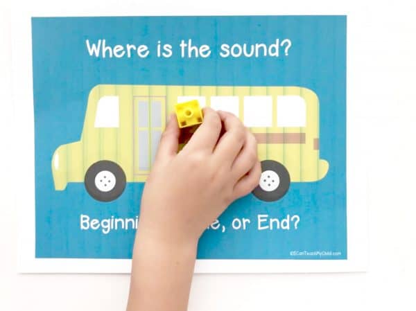 Identifying Beginning, Middle, and Ending Sounds in Words - I Can Teach ...