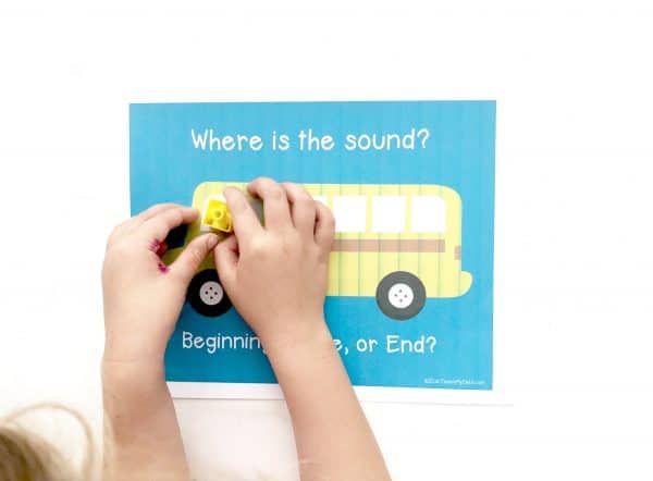 Identifying Beginning, Middle, and Ending Sounds in Words - I Can Teach ...