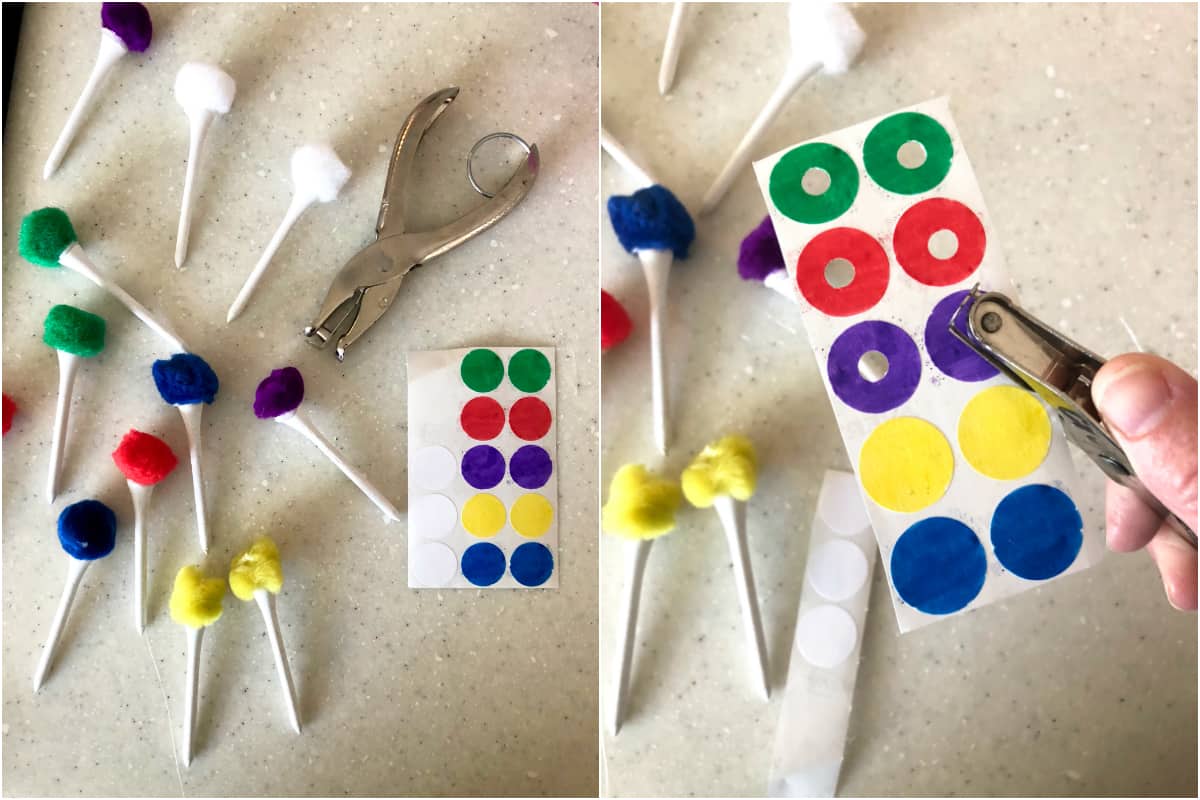 Fine Motor Color-Matching Christmas Tree - I Can Teach My Child!